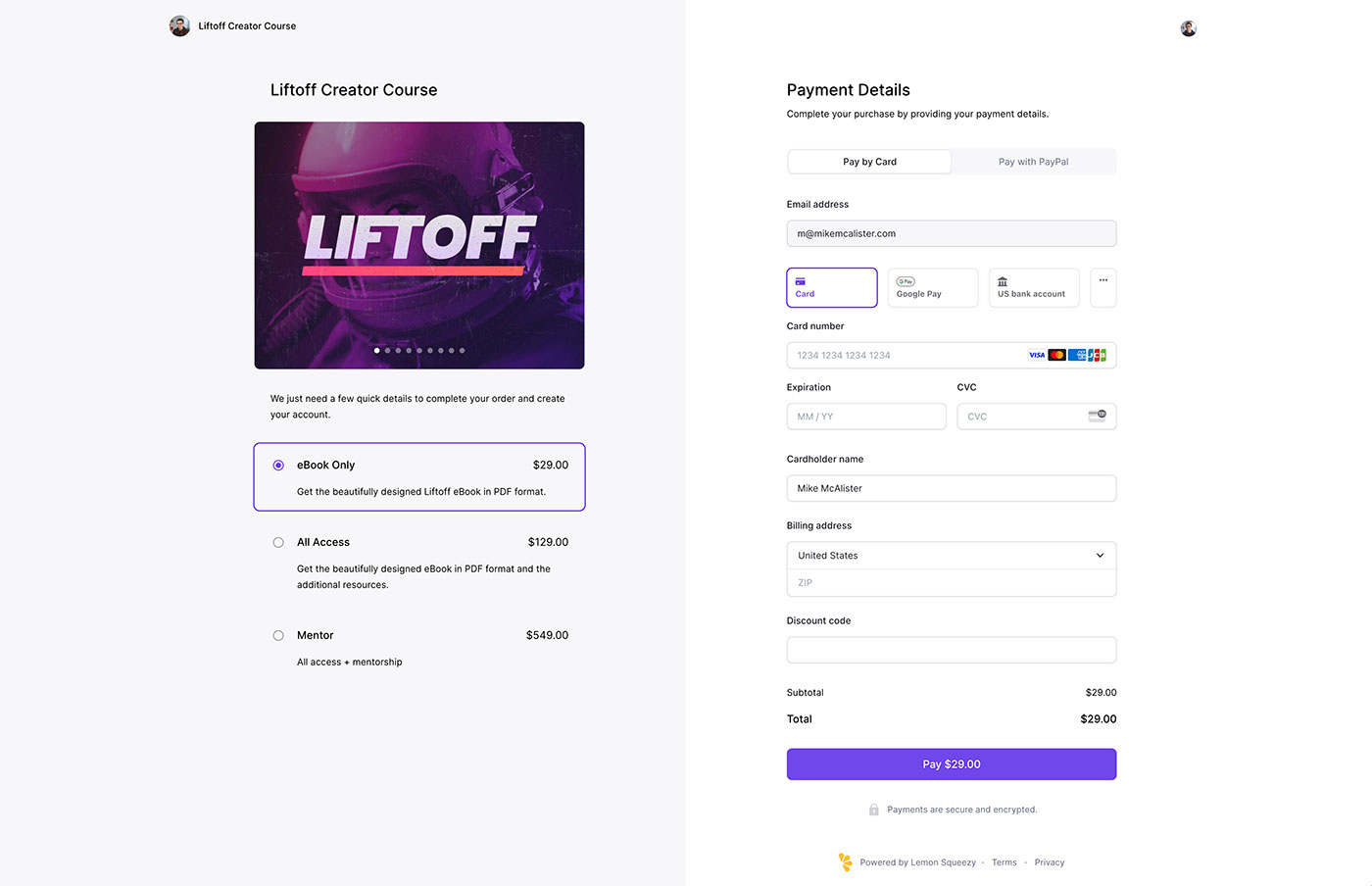 Creating my own course platform from scratch • Liftoff Creator Course
